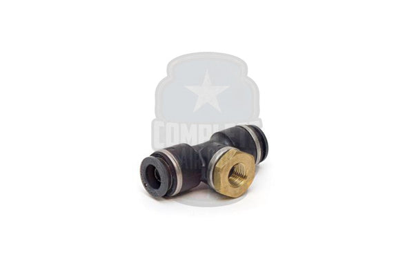 SMC DOT 1/8" Female NPT - (2) 3/8" PTC Union Tee - CompleteAirRide.com ...